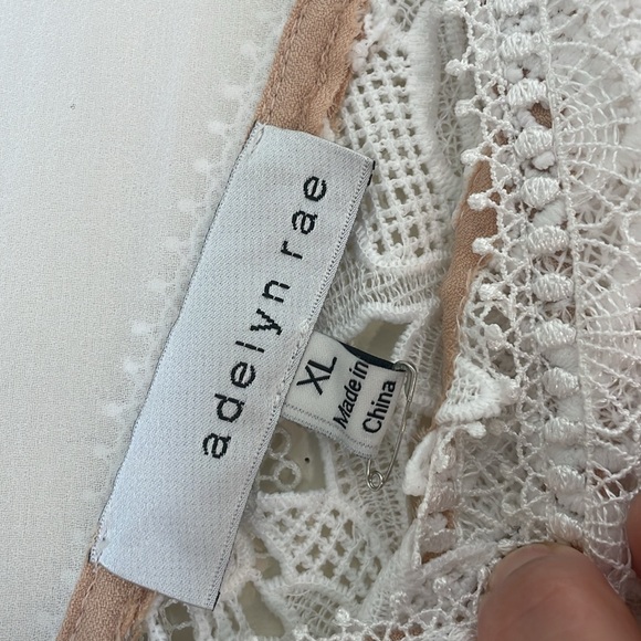 Adelyn Rae | Pants & Jumpsuits | Nwt Adelyn Rae Xl Farrah Lace Bodice ...